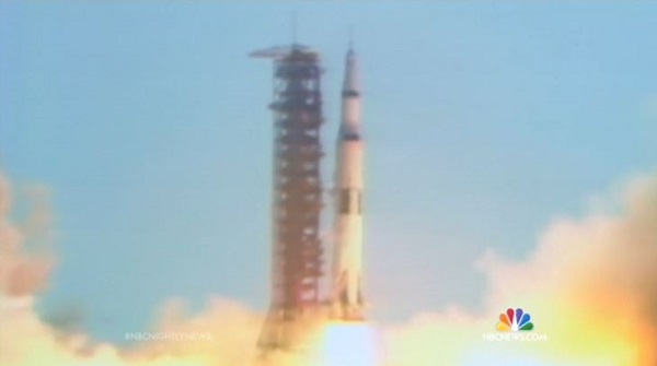 NBC Marks 45th Anniversary of Apollo 11's Launch; ABC and CBS Yawn