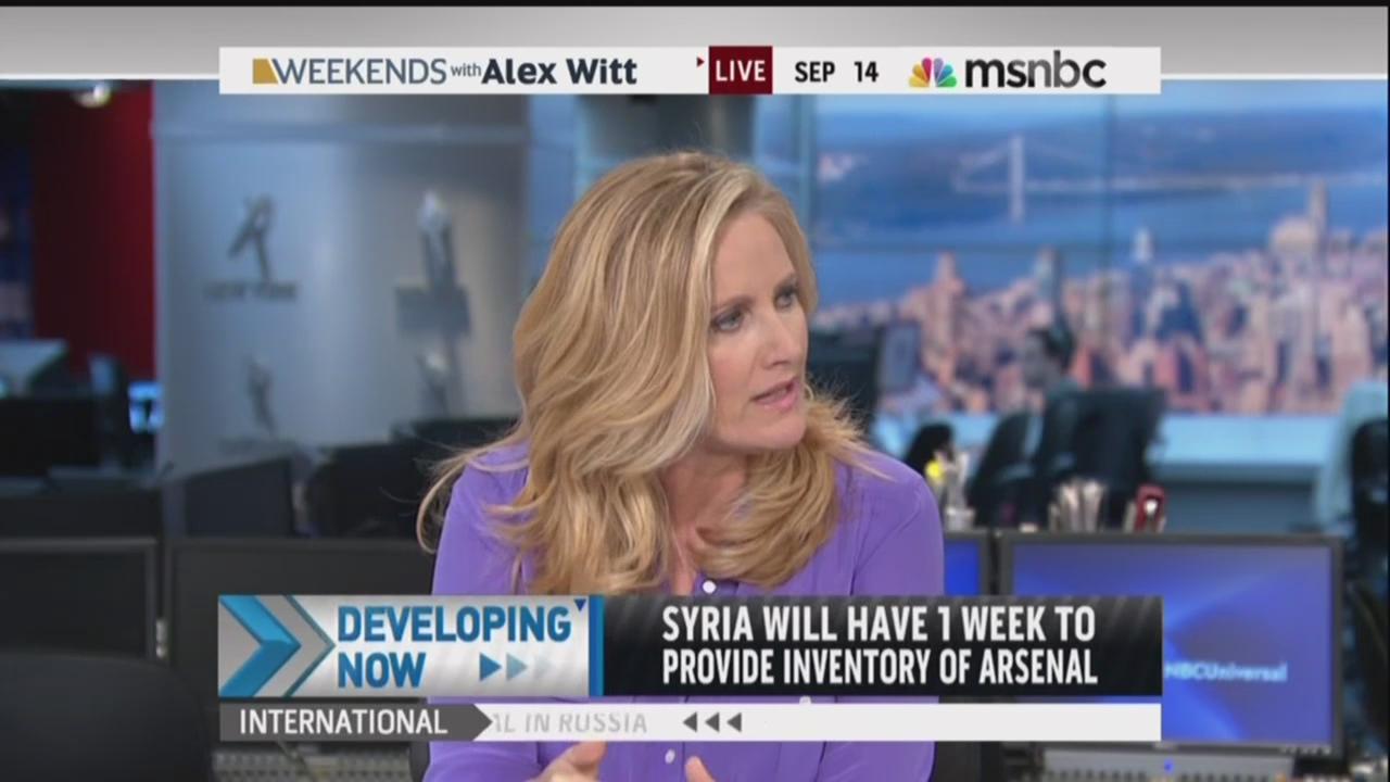 MSNBC’s Alex Witt Suggests Obama Was ‘Big Winner’ On Syria