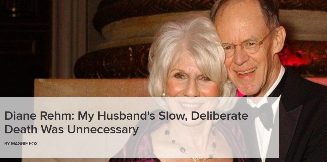 NPR Star Diane Rehm Helps Her Husband Commit Slow Suicide, Then ...