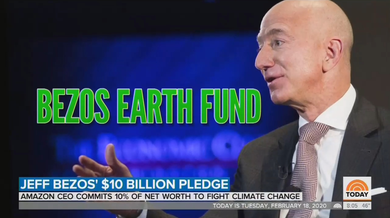 Nets Hope Bezos BILLIONS to Climate Cause ‘Save the Earth’