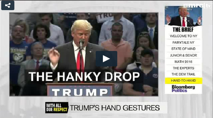 Saturday Night Funny Video: Trump’s Hand Gestures
