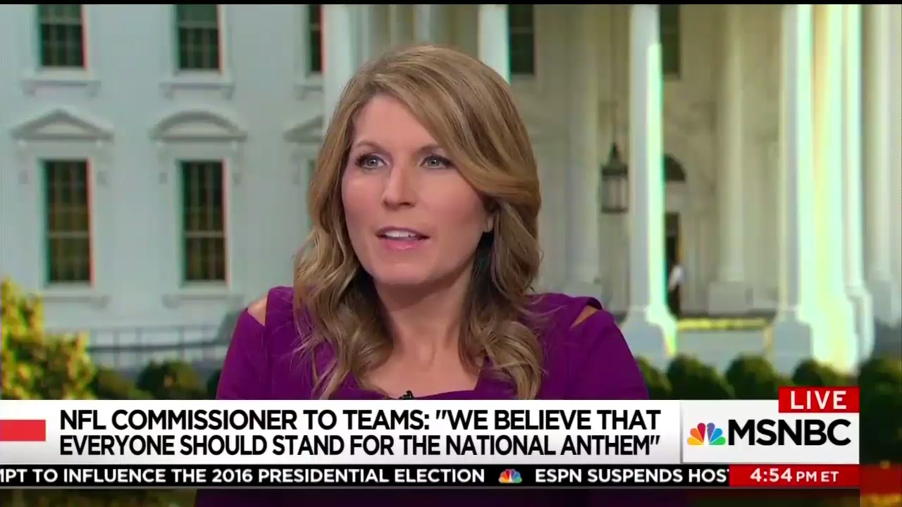MSNBC's Wallace & Jordan Fret Trump Winning on NFL & National Anthem