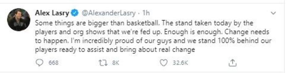 A Day Without Protests: NBA Postpones Playoff Games Over Blake Killing ...