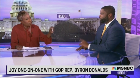 FIREWORKS: Byron Donalds SCHOOLS Joy Reid on Social Security & CRT ...