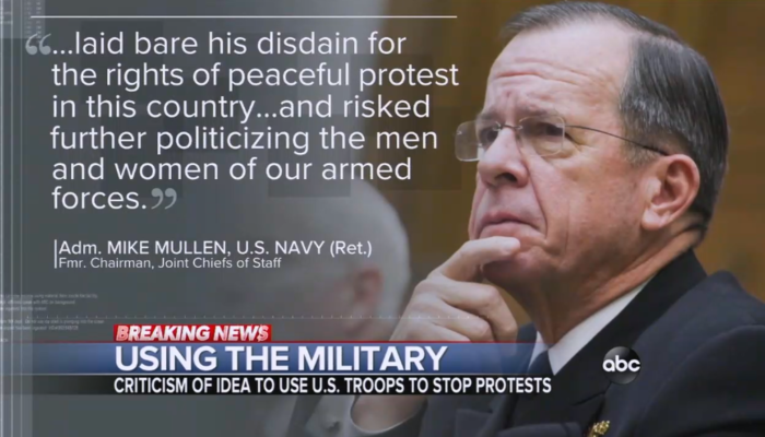ABC Lauds Former Military Leaders Denouncing Their President | Newsbusters
