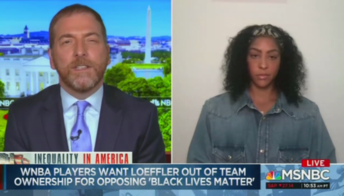 MSNBC Assists in Trying to Cancel WNBA Owner for Defending American ...
