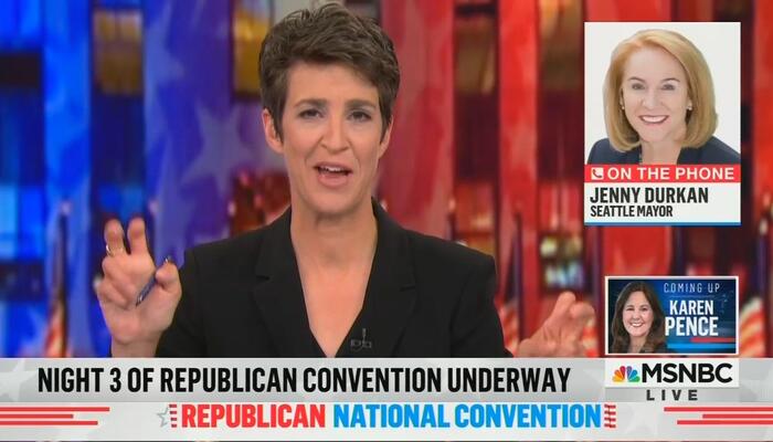 LOL: MSNBC Brings on Seattle Mayor to Attack Kristi Noem for Calling ...