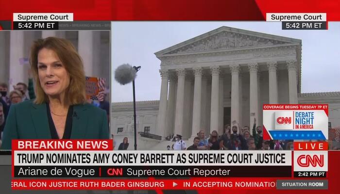 ‘CNN Is Fake News!’; Crowd Crashes CNN Liveshot Outside Supreme Court ...
