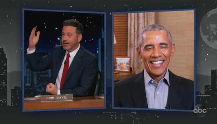 GROSS: Kimmel Asks Barack If He Made Love With Michelle After Bin Laden ...