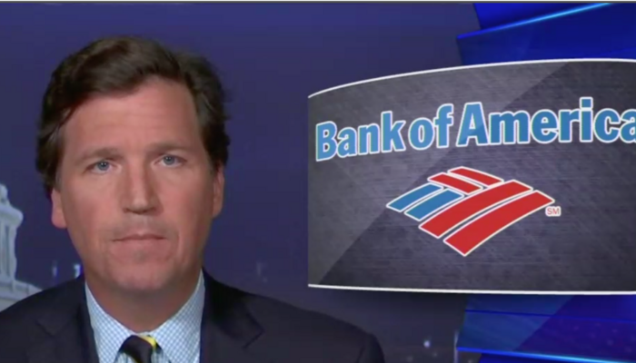 WATCH: Tucker Carlson Says Bank of America Is Giving Customer Data to ...