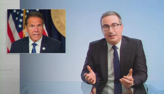 Hack John Oliver Back to Protecting 'A**hole' Cuomo After Brief Show of ...
