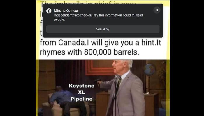 PolitiFact Flags Daily Wire Biden-Mocking Pipeline Meme as 'Half True ...