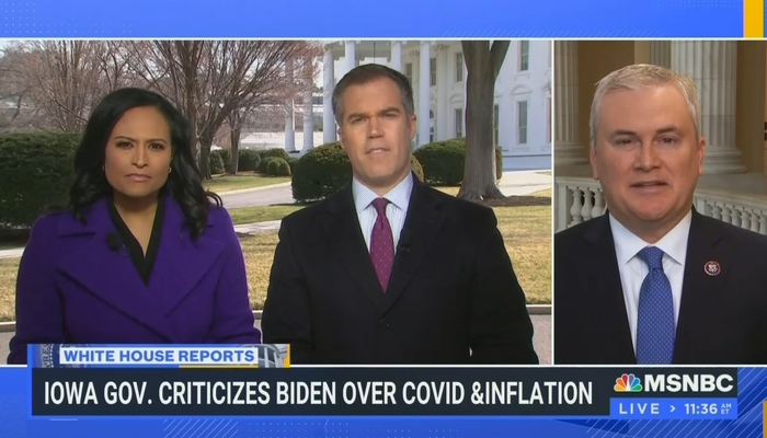 MSNBC WH Correspondents Battle GOP Rep. With Dem Talking Points on ...