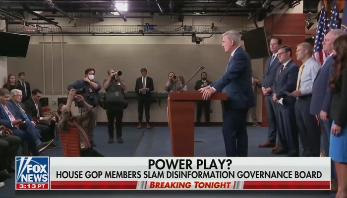 WATCH: Fox Reveals GOP Plan to CRUSH Biden's Ministry of Truth ...
