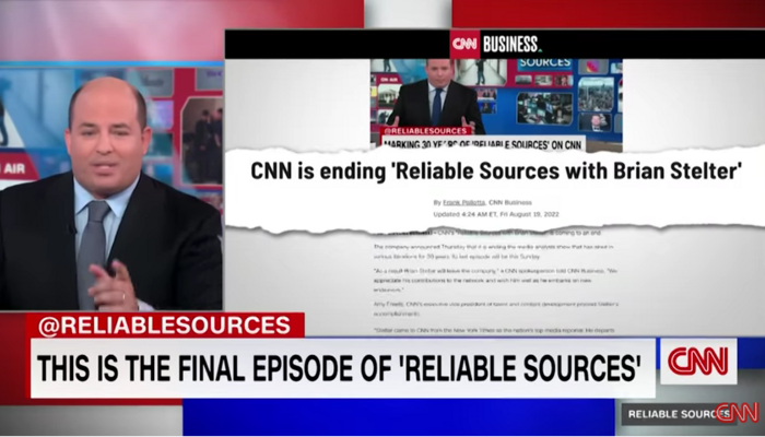 Slate Shelters CNN's Fox-Trump Loathing Stelter: 'Axing Is a Very Bad Omen for CNN' | Newsbusters