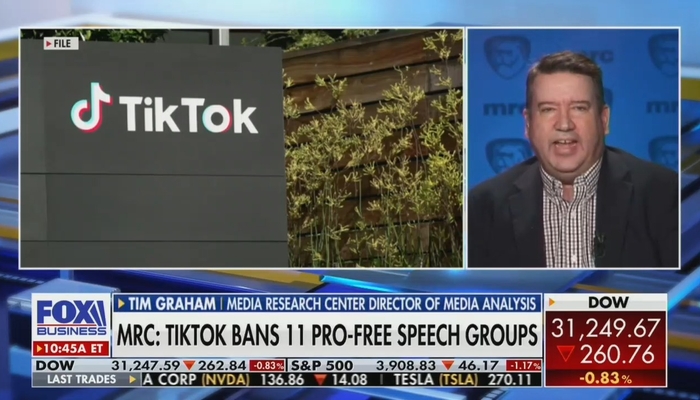 MRC's Tim Graham Slams Communist-Backed TikTok For SILENCING Free ...