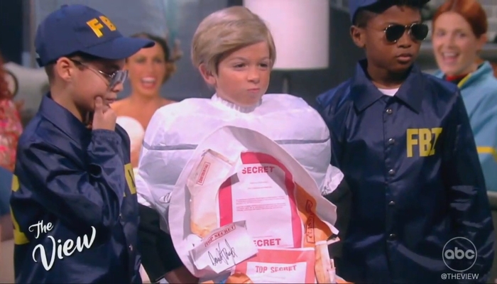 Deranged: The View Forces Little Kids to Dress in Mar-a-Lago Raid ...