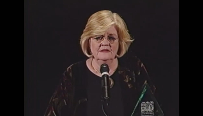 Lucianne Goldberg, RIP, Video of Her at MRC’s 2002 DisHonors Awards ...
