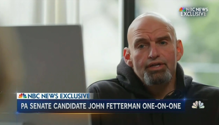 Fetterman Struggles in NBC Interview, Needs Closed Captioning | Newsbusters