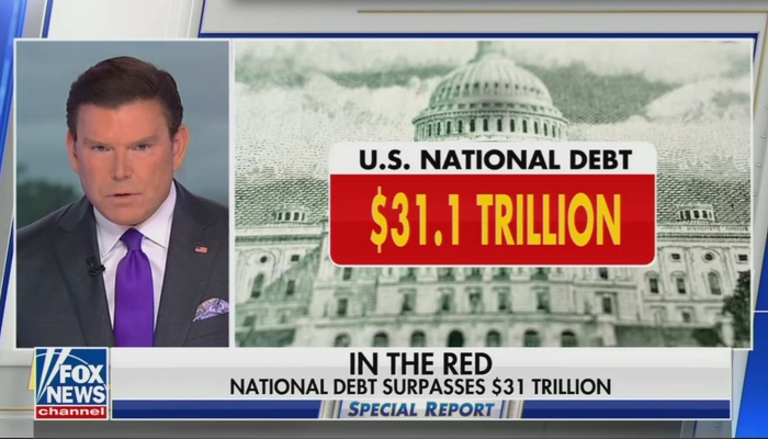 ABC, CBS & NBC Omit Debt Under Biden Soaring to 31 Trillion Dollars ...