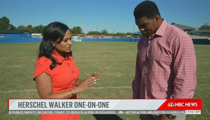 NBC Devotes Entire Walker Interview to Scandal, Skimps on Warnock ...