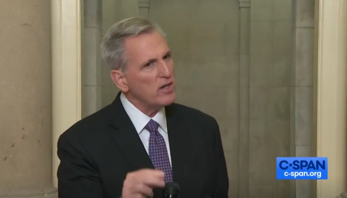 WATCH: Speaker McCarthy DEMOLISHES PBS Reporter During Wild Presser ...