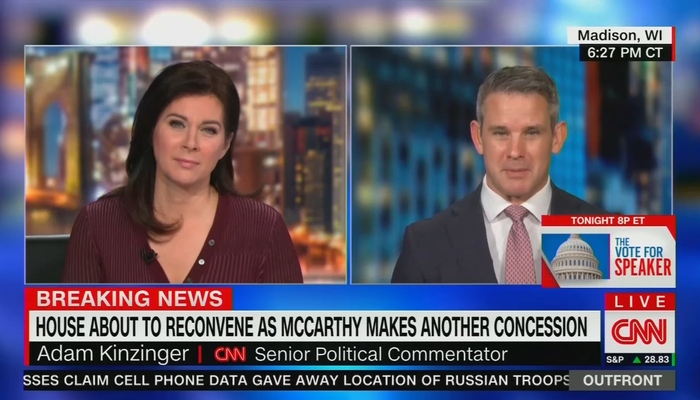 LOL: Adam Kinzinger Hired as CNN Senior Political Commentator