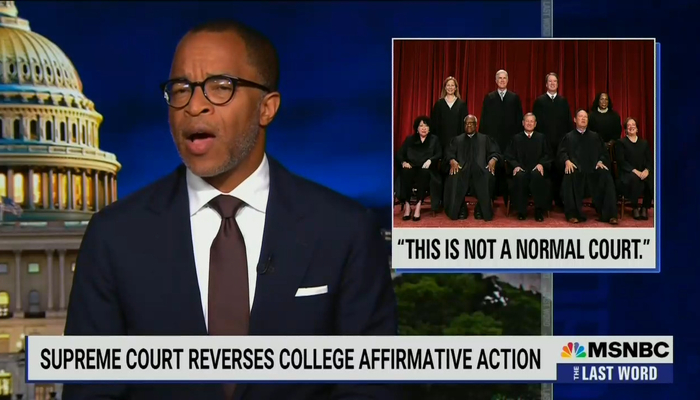 MSNBC Rips SCOTUS on Affirmative Action Ruling, Denies Thomas Is Black ...
