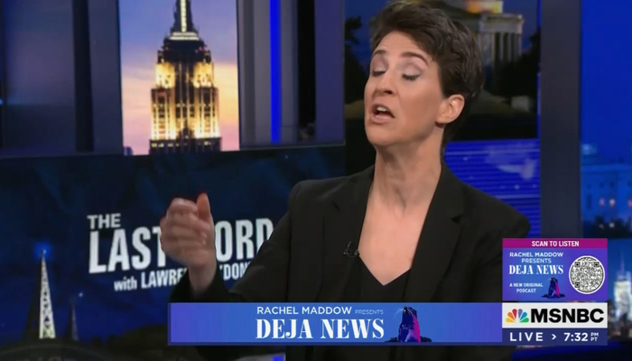 Maddow Suggests GOP Akin to 1930s French Fascist Movement | Newsbusters