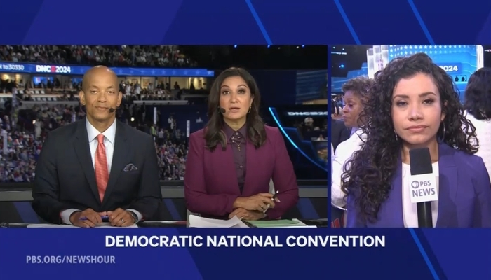 PBS Lauds DNC Highlights: Obama's Hopeful Message, Menace of USA Chants