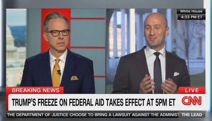 Key White House Policy Adviser Stephen Miller Embarrasses CNN’s Jake Tapper