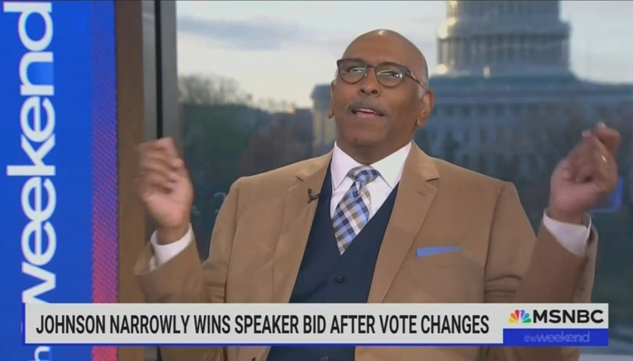 MSNBC Hosts Dump On Speaker Johnson's 1st Ballot Win