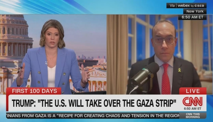 CNN Grants a Little Balance to Dan Senor On Trump's Gaza Message