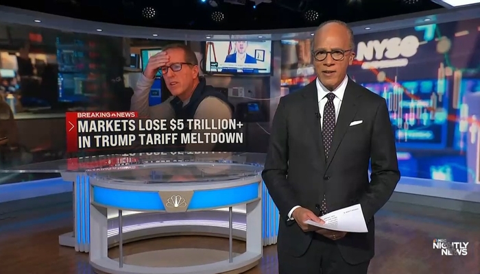 NewsBusters Podcast: Lester Holt Hypes the 'Trump Tariff Meltdown'
