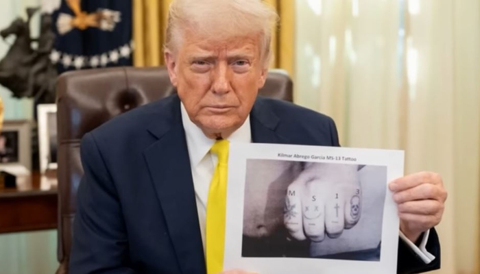 Trump’s Knuckle Tattoo Photo Captions the Obvious: Abrego Garcia Is MS-13