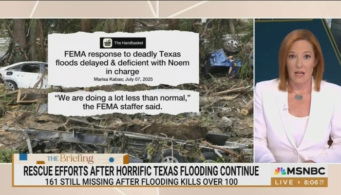 Psaki 'Surprised' Trump Isn't Helping ‘Trump Supporters’ in Texas ...