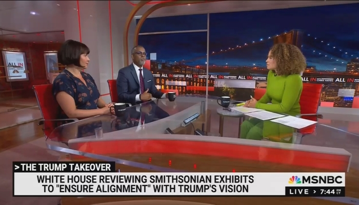 MSNBC Freaks That Smithsonian Changes Are 'The Reassertion of White ...