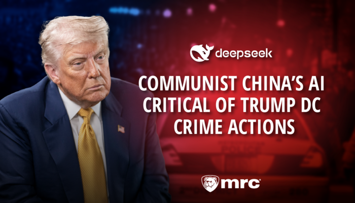 IRONY! Communist China’s AI Critical of Trump DC Crime Actions