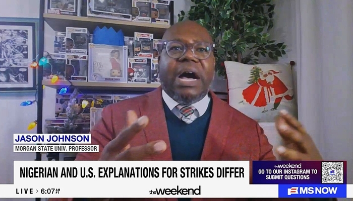 MS NOW's Jason Johnson: Trump's Strikes on Nigerian Killers Are Racist