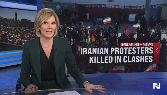NBC Downplays Iranian Uprising as Just Economic Protests, Not Anti-Regime