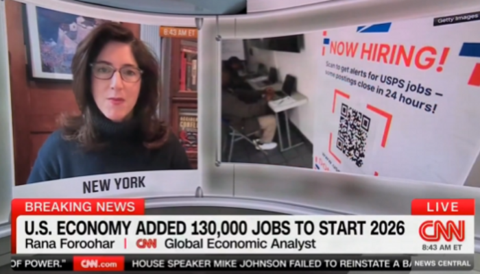 STRUGGLE SESSION: CNN Undercuts CNN on Explosive January Jobs Numbers