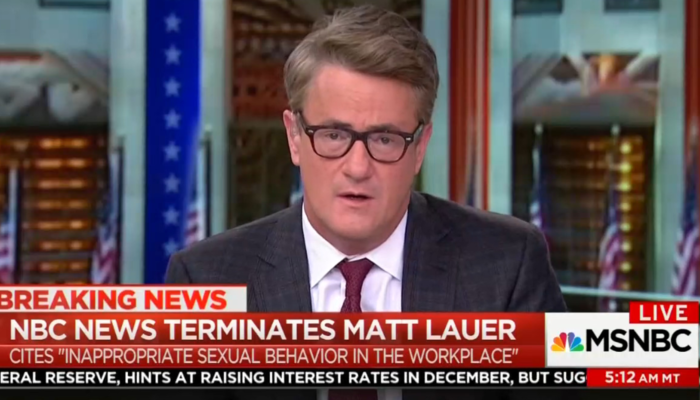 ‘Very Sad’ Morning Joe Touts Matt Lauer as 'Loved' 'Mentor' and 'Friend'
