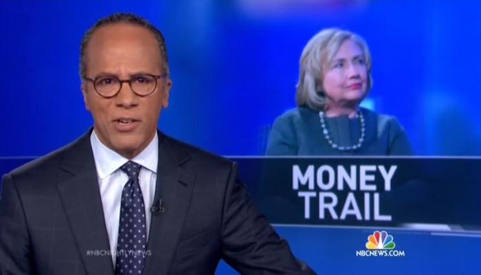 CBS Remains Silent on New Clinton Foundation Allegations; NBC Uses ...
