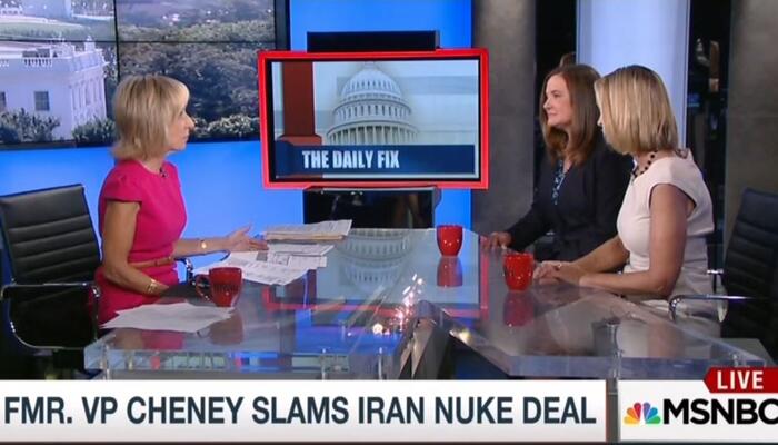 MSNBC Accuses Iran Deal Opponents of ‘Making it Partisan’ | Newsbusters