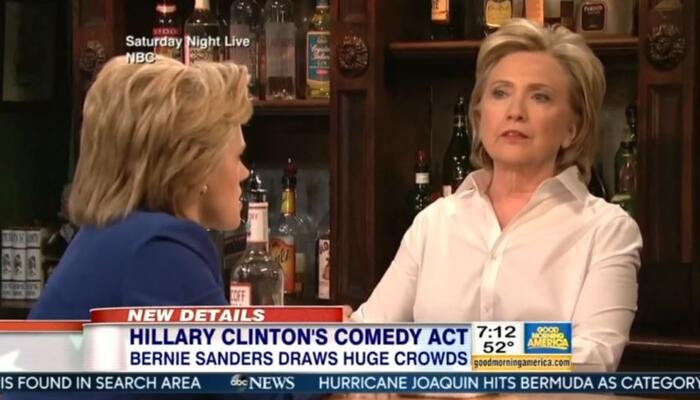 ABC and NBC Hail ‘Hilarious,’ ‘Spontaneous’ Hillary Clinton on SNL ...