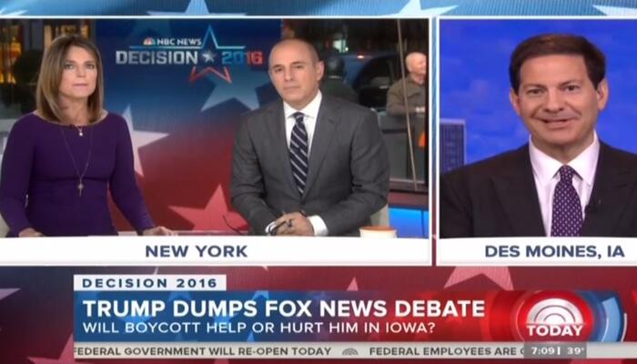 Biased NBC Lectures Fox News on Journalism Over Trump Debate Boycott ...