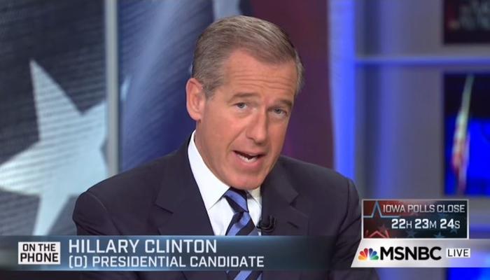 Brian Williams Interviews Hillary; Jokes About ‘How Much Sleep Have You ...