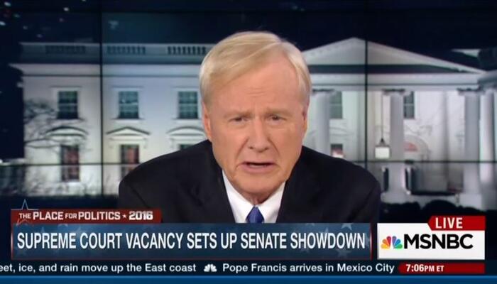 Chris Matthews Has Friendly Chat with Hillary Over Judicial ‘Litmus ...