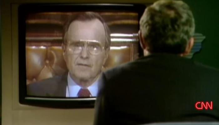 CNN Showcases Dan Rather’s Famous ‘Assault,’ George Bush’s Retort ...