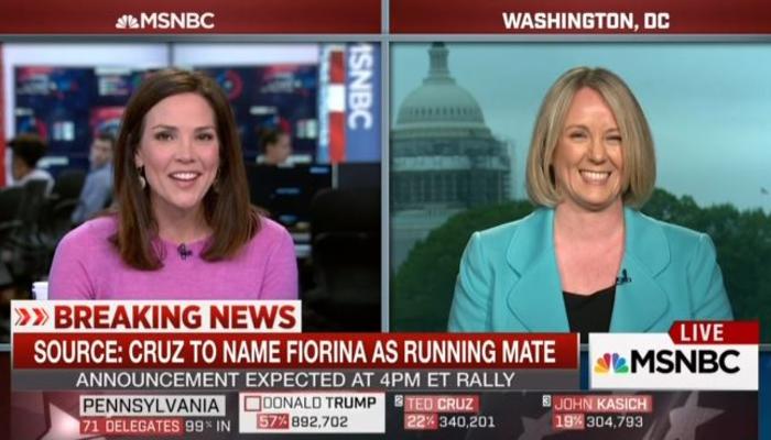 MSNBC Tees Up EMILY’s List President to Smear Carly Fiorina as ‘A Photo ...